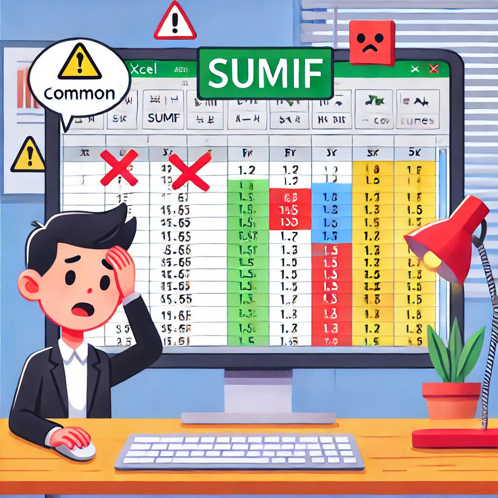 엑셀 SUMIF 함수가 집계되지 않는 이유와 해결법: 왜 내 데이터는 더해지지 않을까? - MAGAZINE