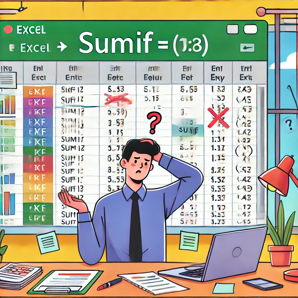 엑셀 SUMIF 함수가 작동하지 않을 때의 해결책: 집계 문제, 이제 걱정하지 마세요! - MAGAZINE