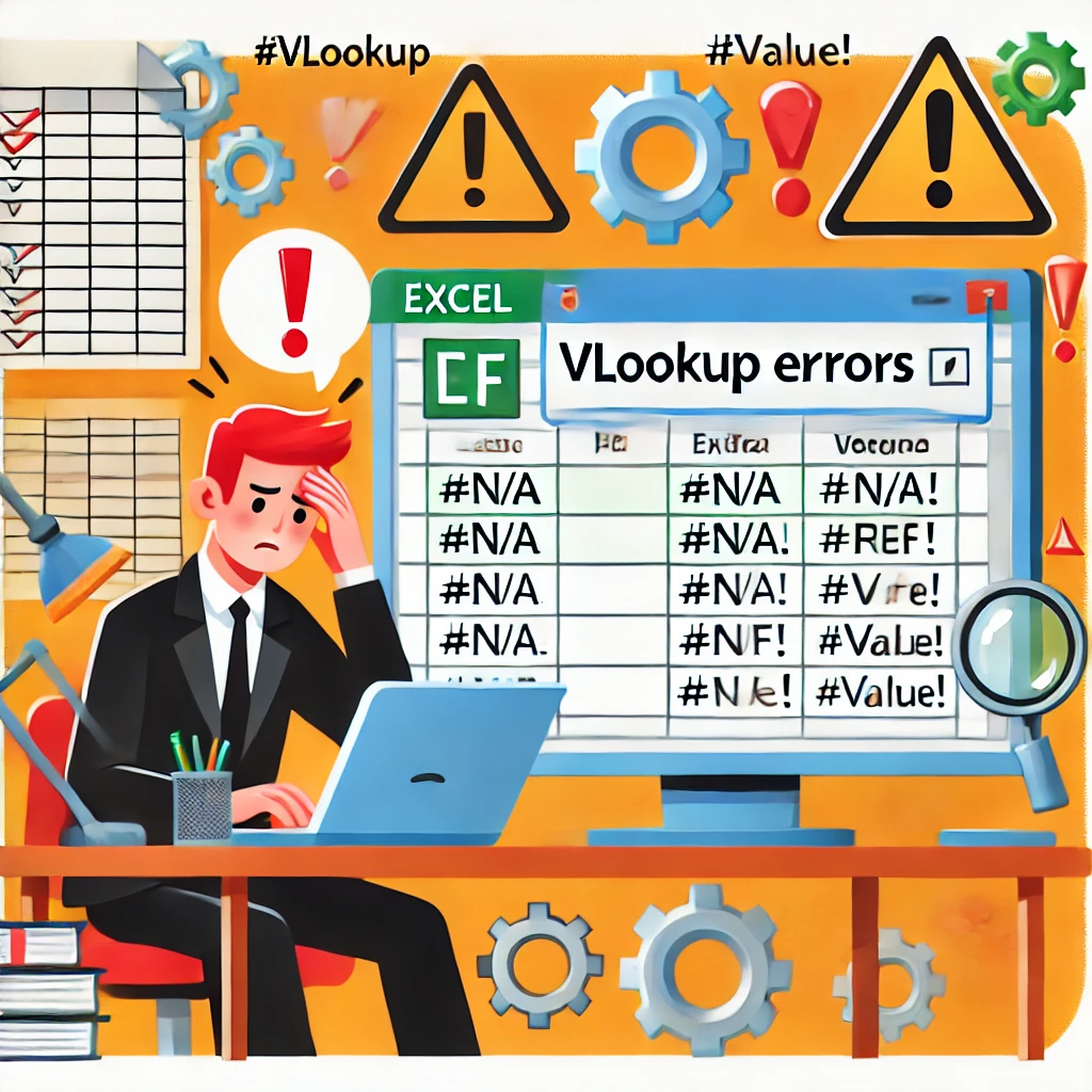 엑셀 VLOOKUP 함수 오류 해결하기: 발생하는 오류와 해결책을 마스터하자! - MAGAZINE