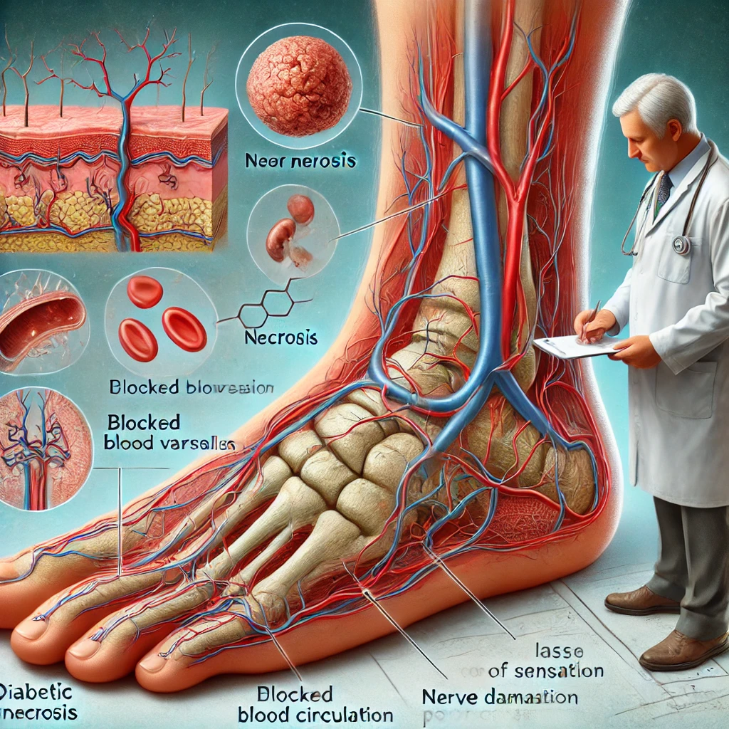당뇨 합병증으로 인한 발 괴사, 왜 생길까? - MAGAZINE